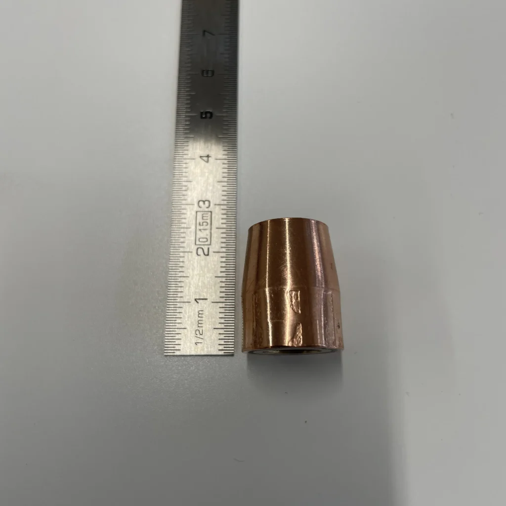 Dysza gazowa łuska MB15 długość 22mm zestaw (5 szt) - Borweld